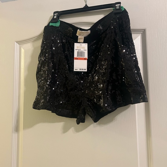 MICHAEL Michael Kors | Shorts | Black Sequin Shorts | Poshmark